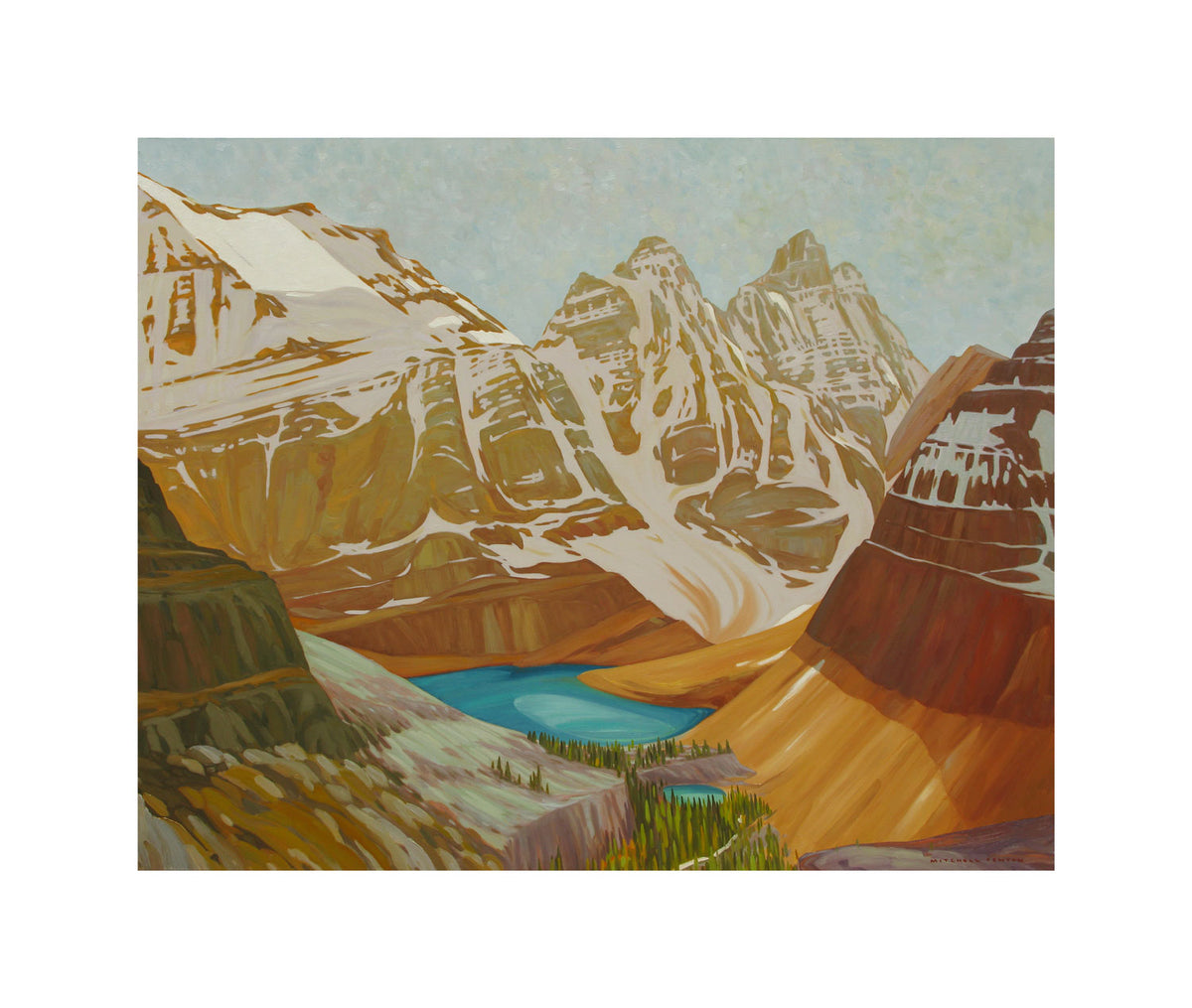 Lake Oesa from Wiwaxy Gap – FENTON GALLERY