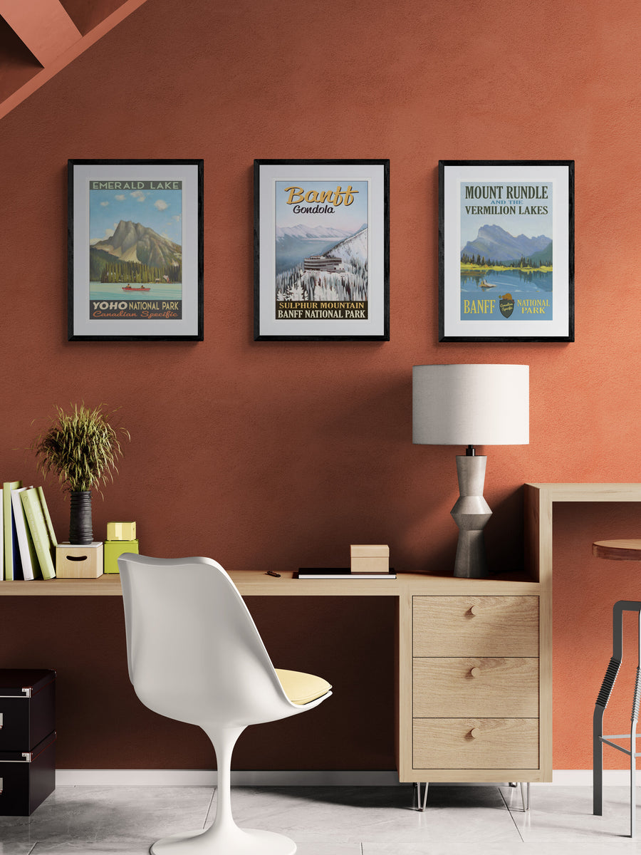 Mount Rundle and the Vermilion Lakes - 13 x 19 Poster – FENTON GALLERY